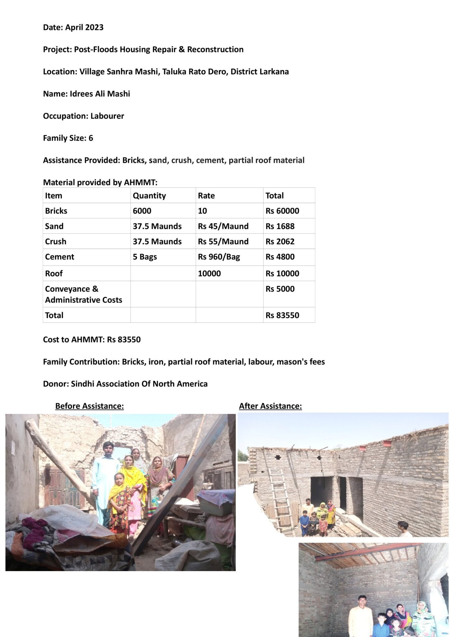 SANA Housing - Sindhi Association of North America